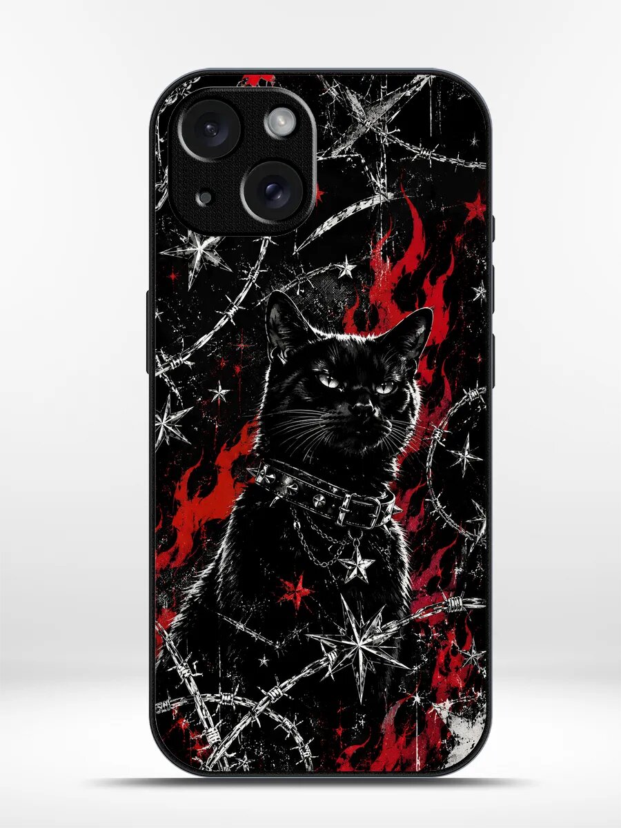 Чехол на iPhone 15 Котяра