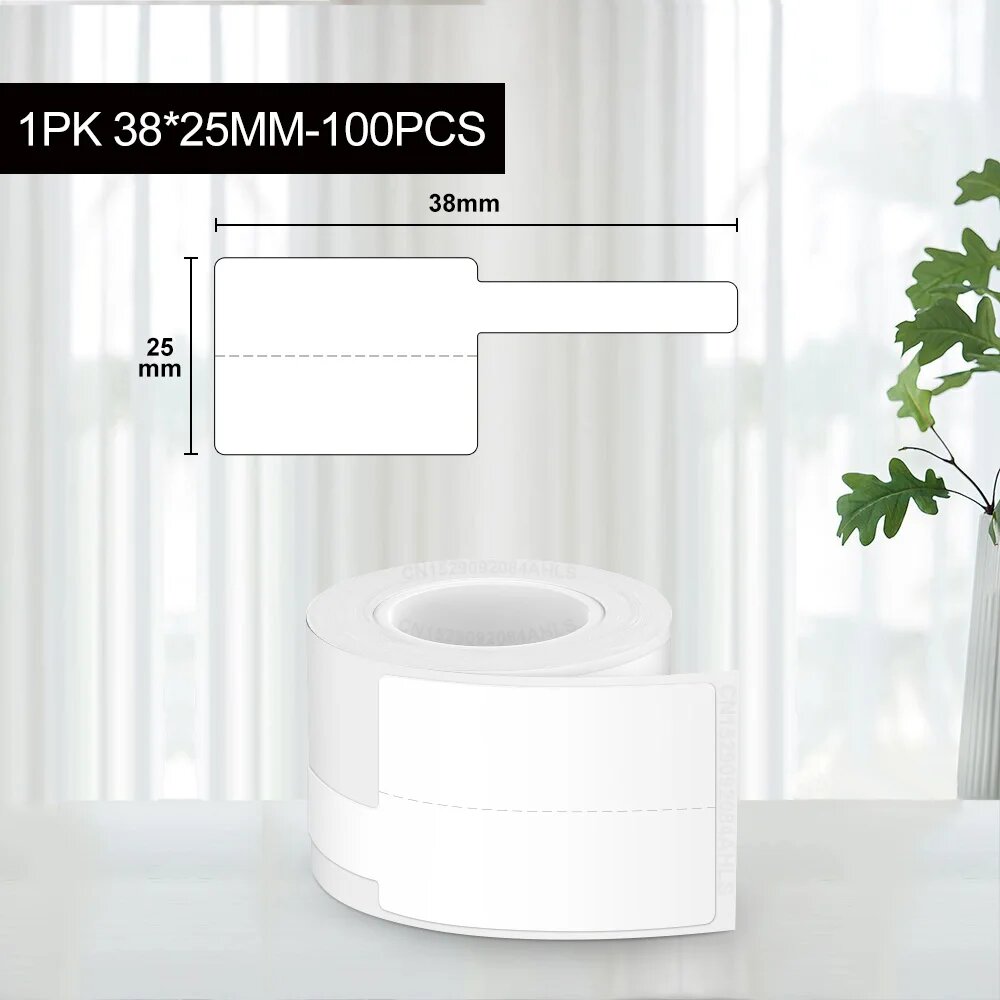 Этикетки для принтера Marklife P50, 38x25 мм, 1PK White-Cabel, 100 шт.