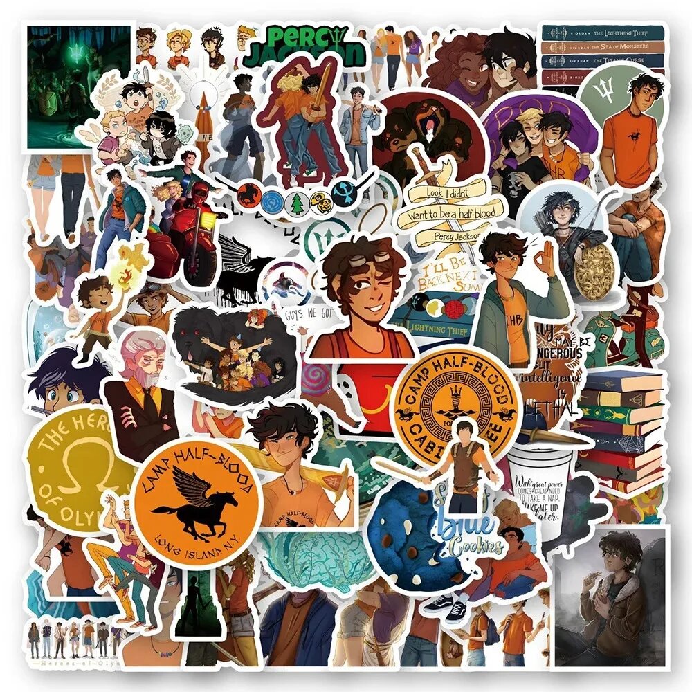 Наклейки Перси Джексон 30PCS
