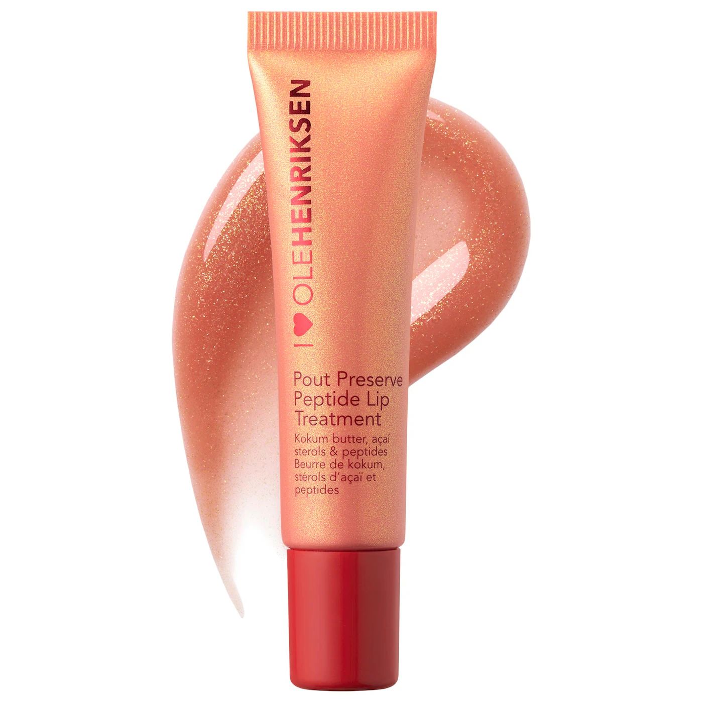 OLEHENRIKSEN Бальзам для губ Pout Preserve Peptide Lip Treatment (Strawberry Sorbet Glimmer) 12 мл