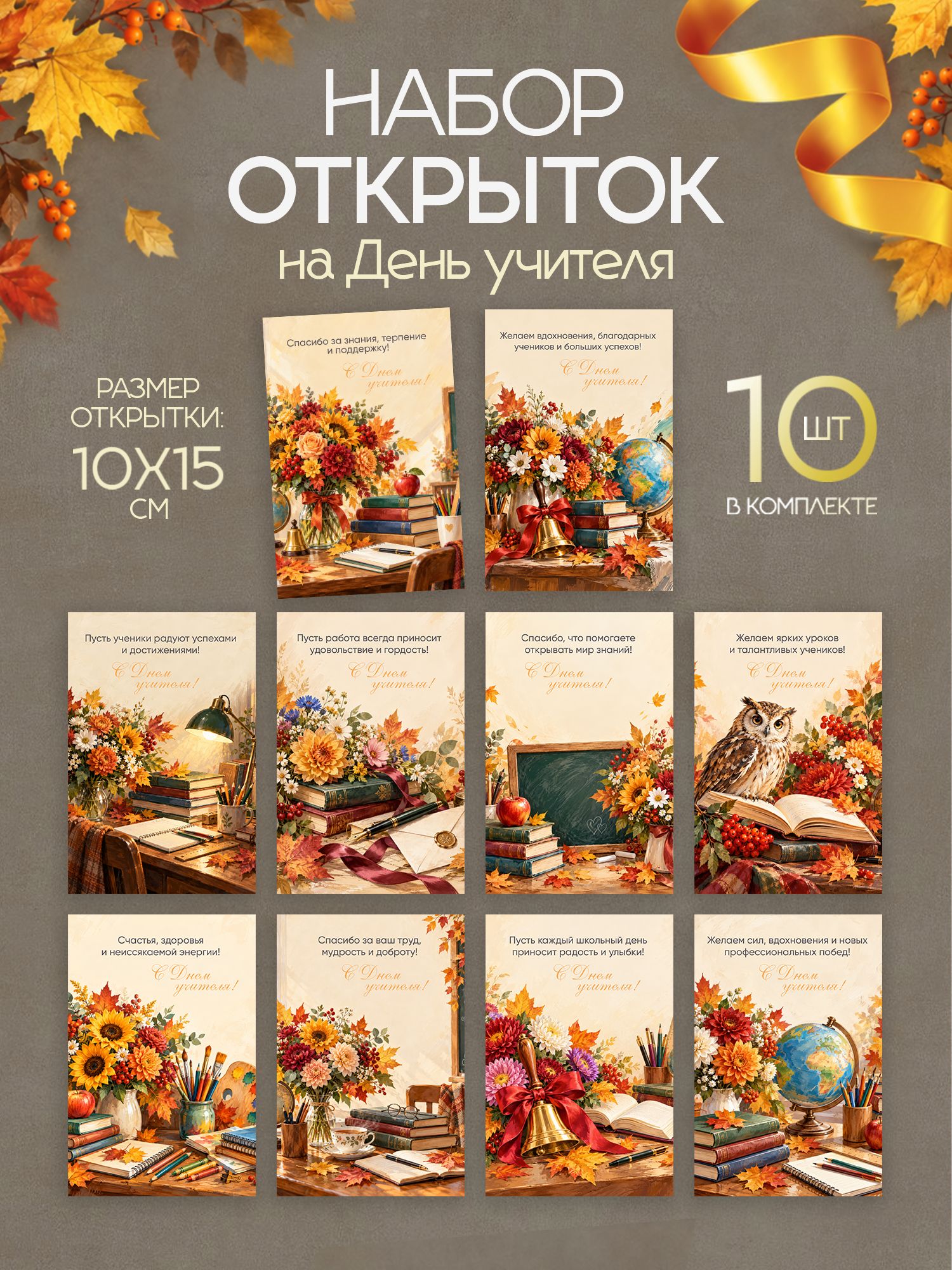Открытки с Днем учителя