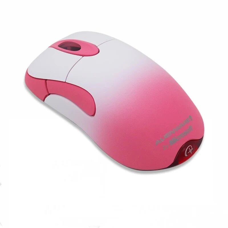 Беспроводная мышь Microsoft Optical 1.1, matte white pink