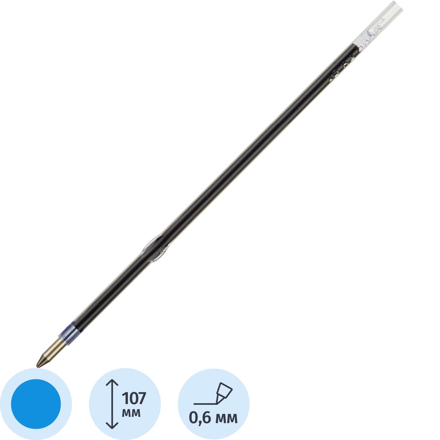 NoName Стержень шариковый LAK134801 синий 107 мм (толщина линии 0.6 мм)