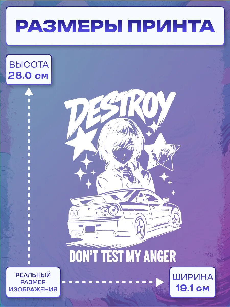 Термонаклейка destroy — фото 1
