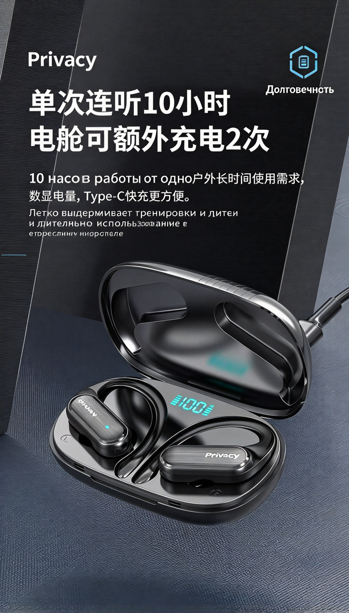 Наушники беспроводные, с микрофоном, игровые, Bluetooth, черные，