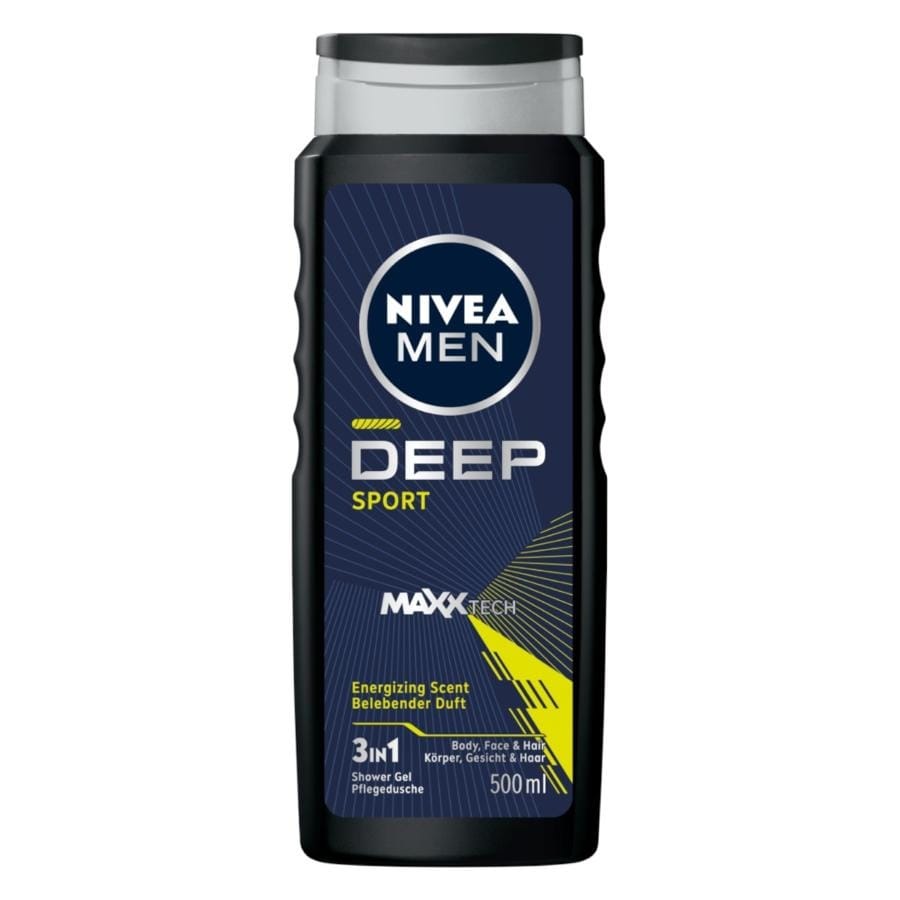 Гель для душа Nivea Men Deep Sport 3в1, 500 мл