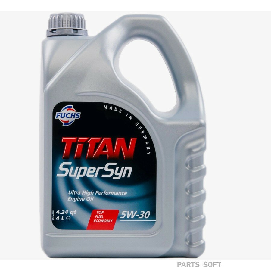 TITAN SUPERSYN 5W-30 4Л от официального дистрибьютора, FUCHS, артикул 600930707