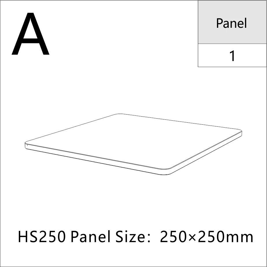 Подставки для клавиатуры DD ddHiFi HS250 Белый, HS250 Panel Black