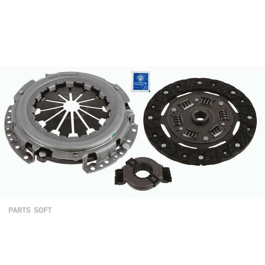 Комплект сцепления от официального дистрибьютора, SACHS, артикул 3000951672