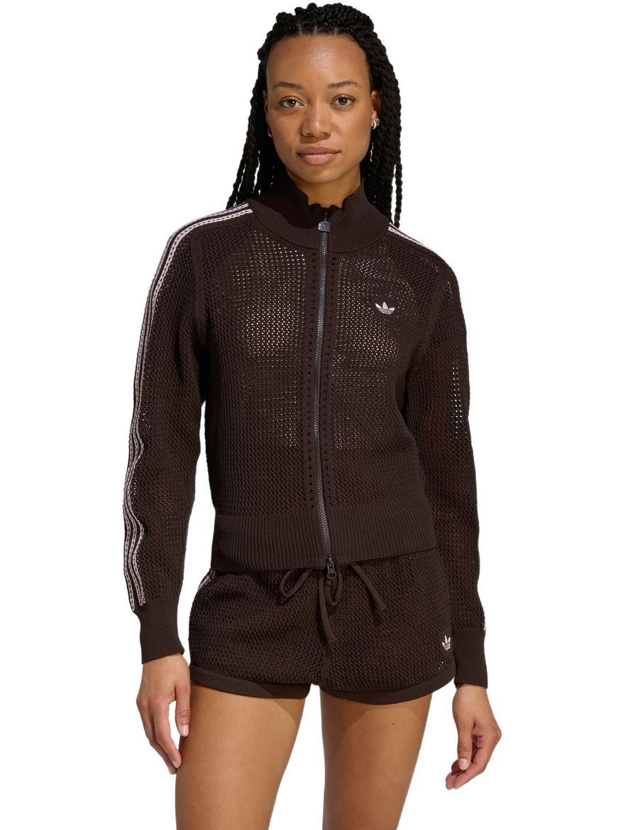Олимпийка adidas Knitted Crochet Firebird Track Top W