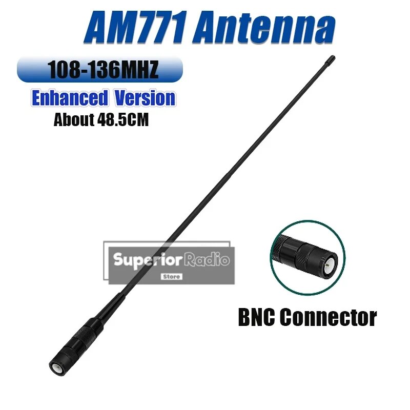 Антенна AM771 108-136 МГц BNC