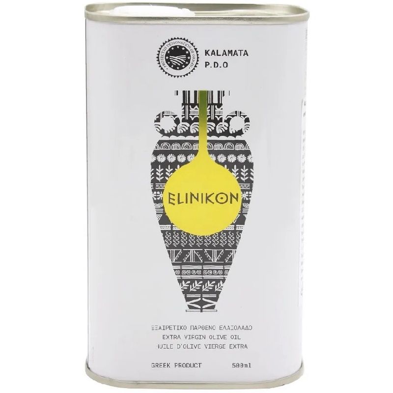 Масло ELINIKON оливковое EVOO KALAMATA P.D.O. AC <0,5 500мл
