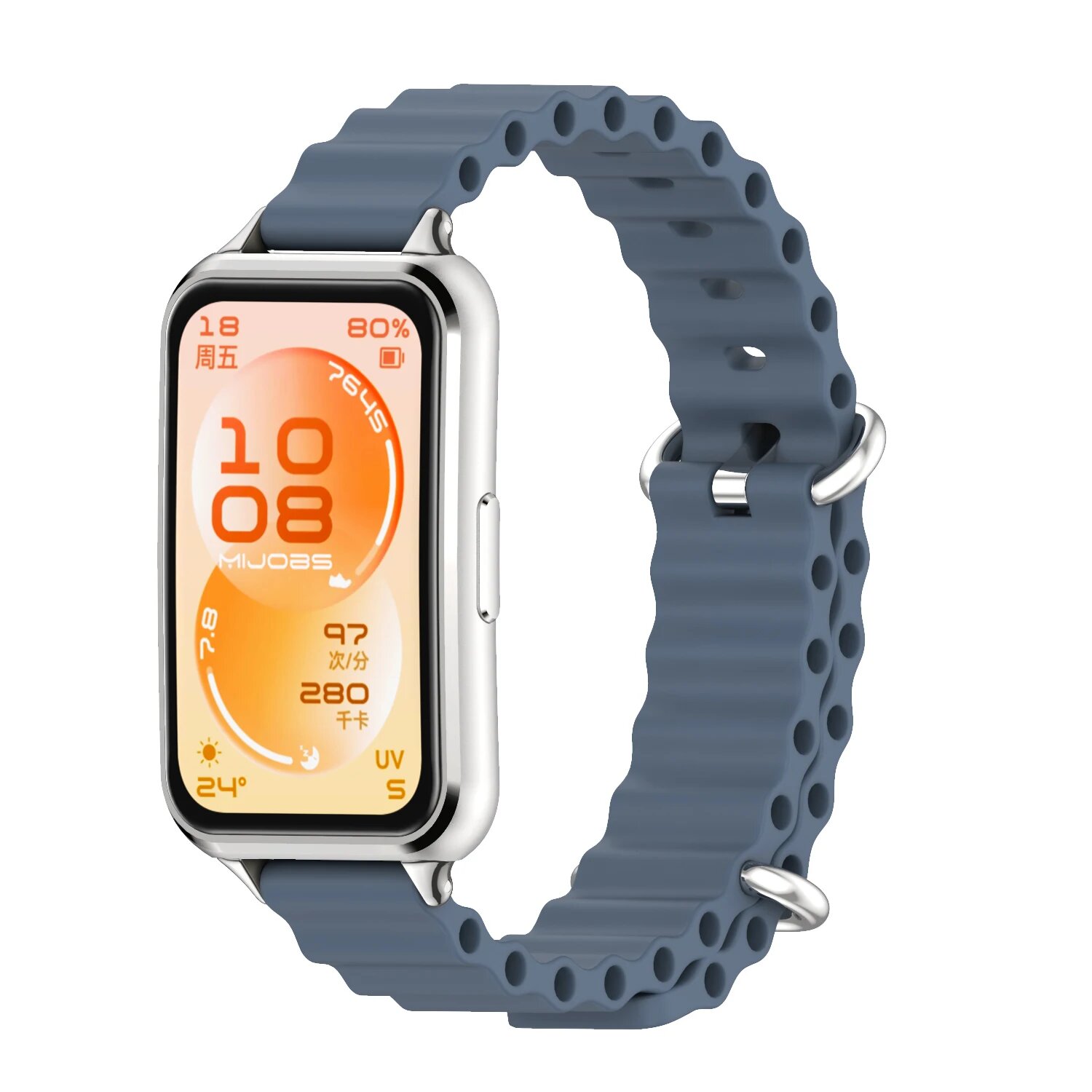 Умные часы Mijobs Ocean Blue Silver