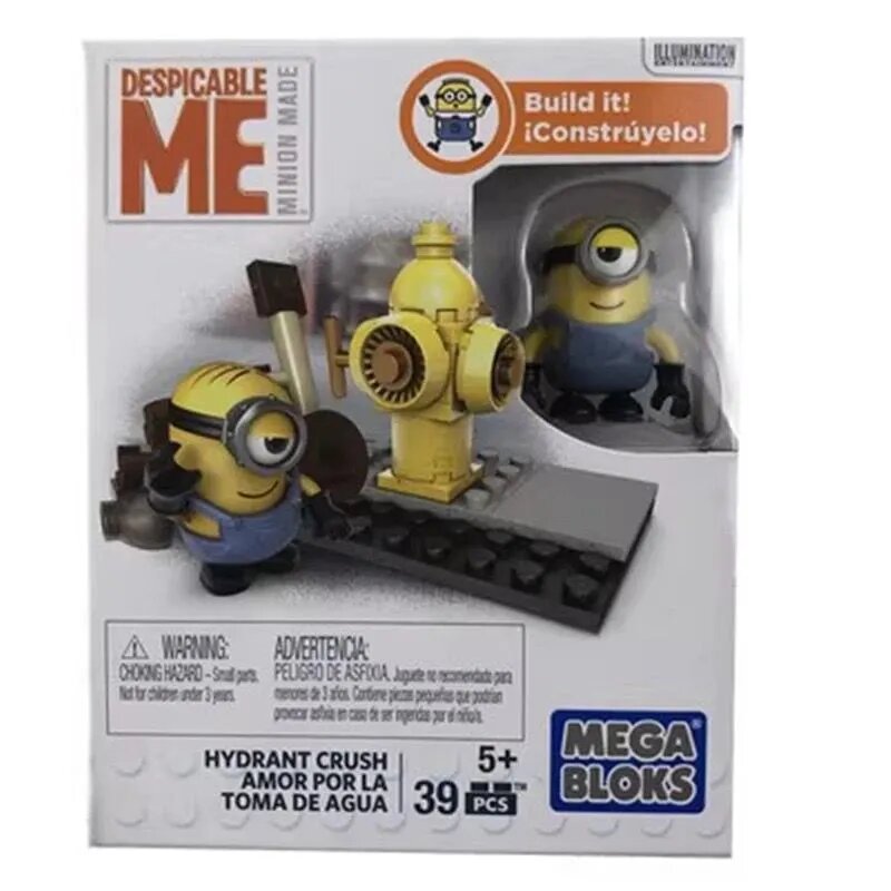 Mega Bloks & Despicable Me-Игрушечная малая скульптура (Вышло из печати)