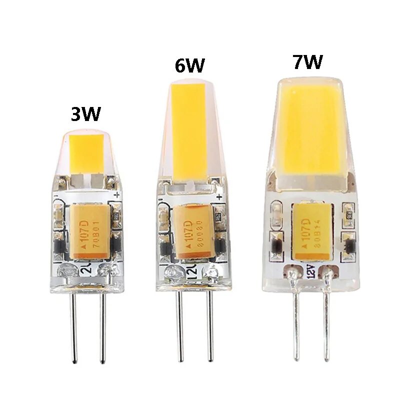 JOYPINJ Светодиодные лампы G4 12В 3Вт 6Вт 7Вт Natural White 4000k, 7 Вт