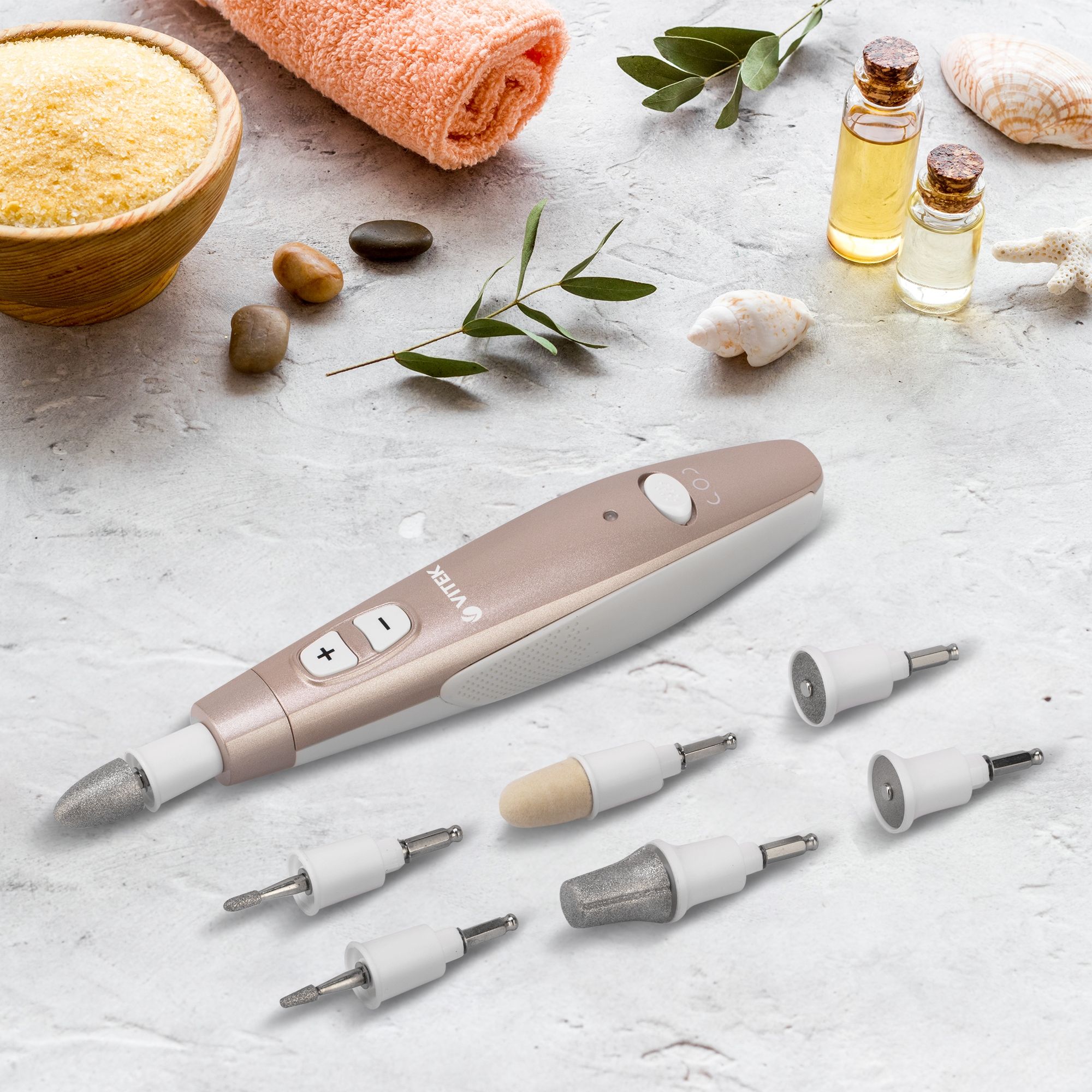 Маникюрный набор Vitek VT-2214 GD золотистый Manicure Kit Vitek VT-2214 GD gold