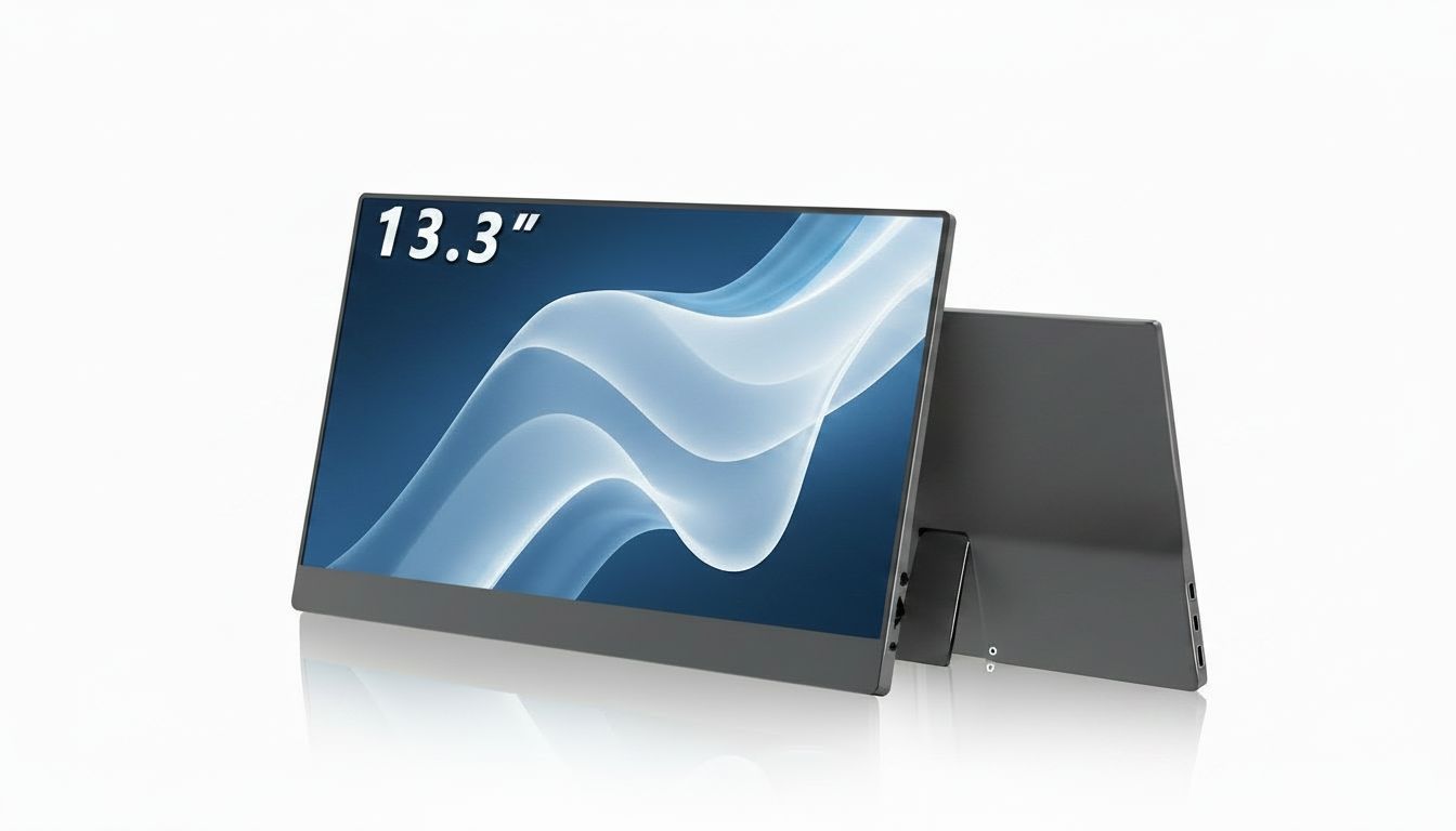 AHXJKA 13.3" Монитор (S1133-768-P), IPS, 1366x768 HD, 60 Гц, черный