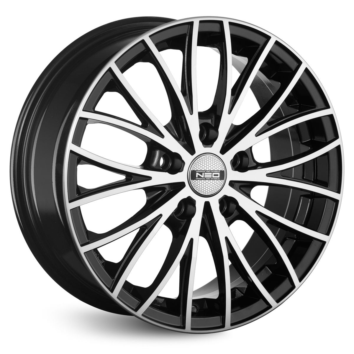 Диск литой Neo 671 N 6,5\R16 5*108 ET50 d63,3 Алмаз черный [N671-6516-633-5x108-50BD] Fb max 600 kg