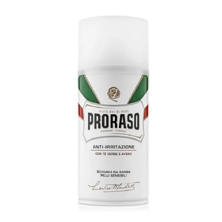 Proraso Пена для бритья для чувствительной кожи с зеленым чаем и овсом 300 мл 300 мл