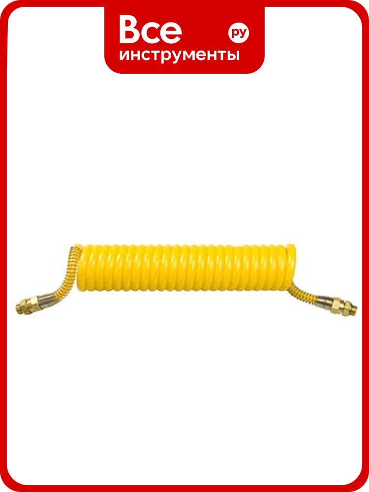 Трубка GaPex 8x12 PU SPIRAL M16 DN50 -4,5MT пластиковая спиральная полиуретан- YELLOW 8X12 PU SPIRAL M16 DN50 -4,5MT - YELLOW