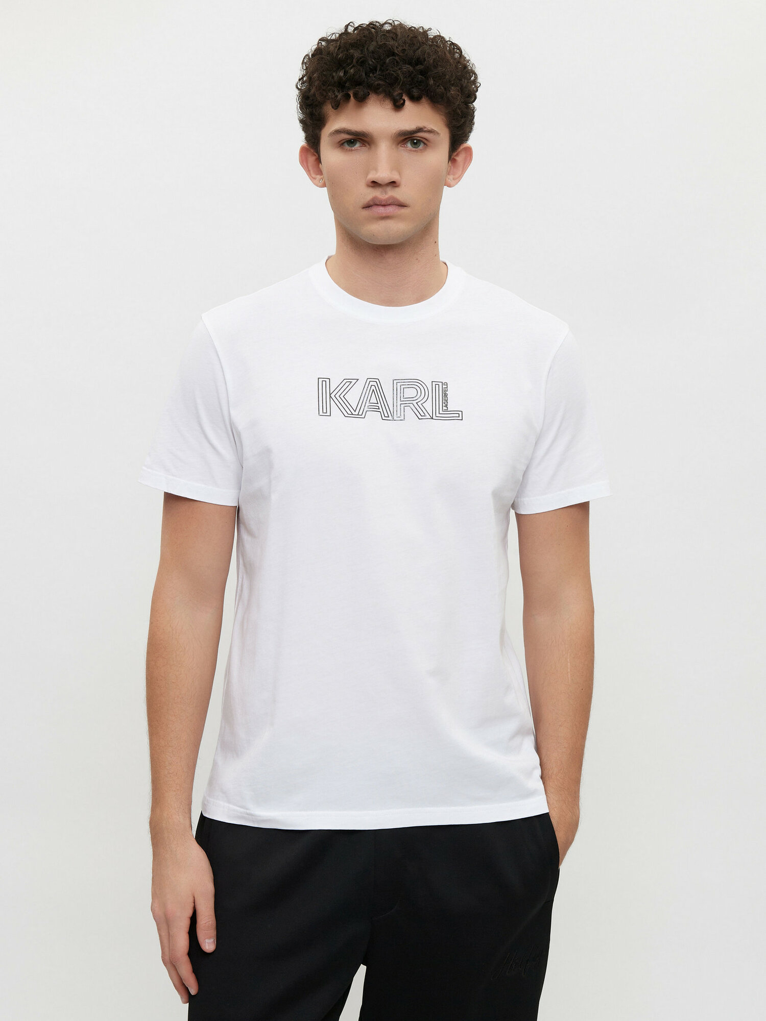 Футболка Karl Lagerfeld, 1 шт., размер L, белый