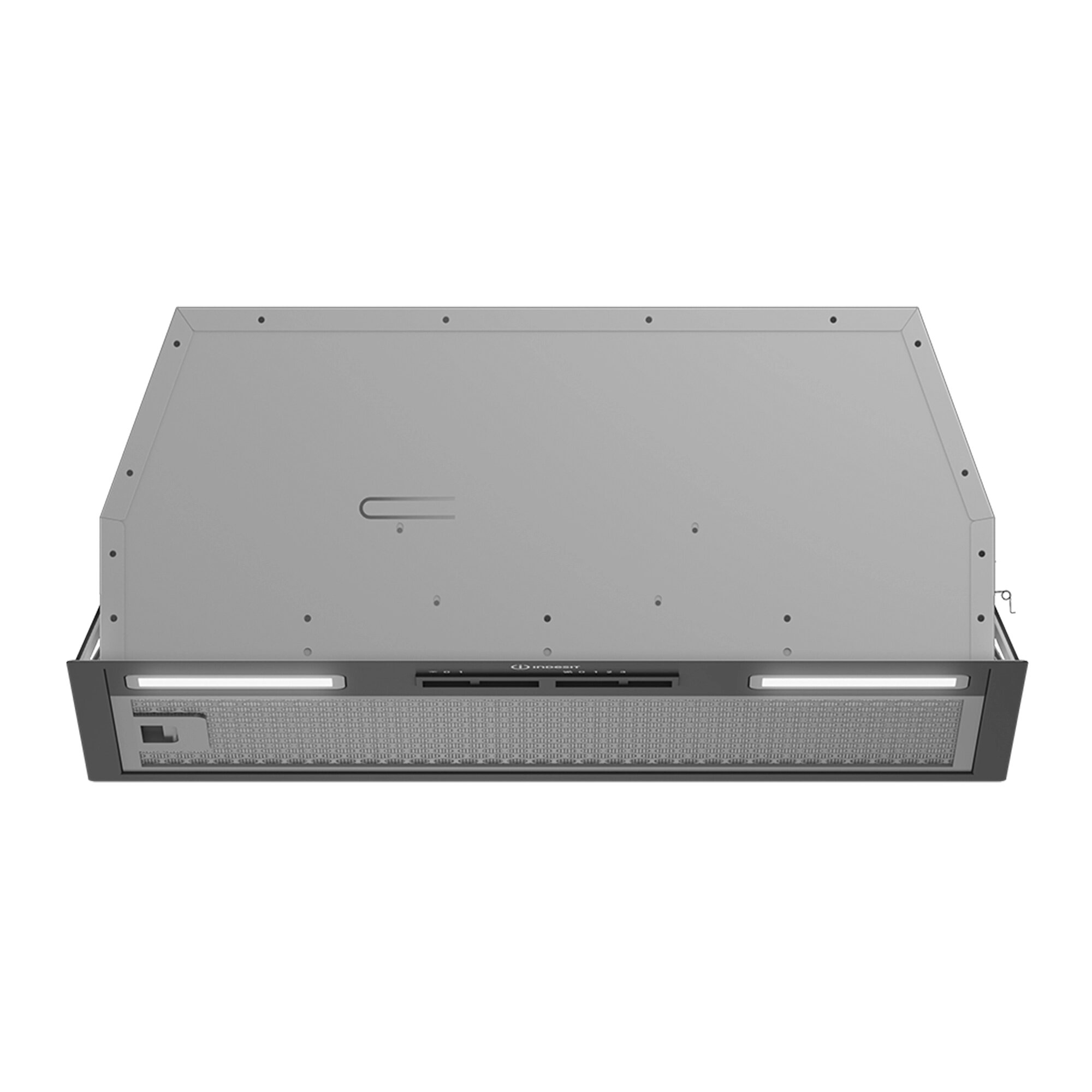 Вытяжка встраиваемая Indesit INAE 64LM IX Нержавеющая сталь, Полновстраиваемая, Ширина, см : 52