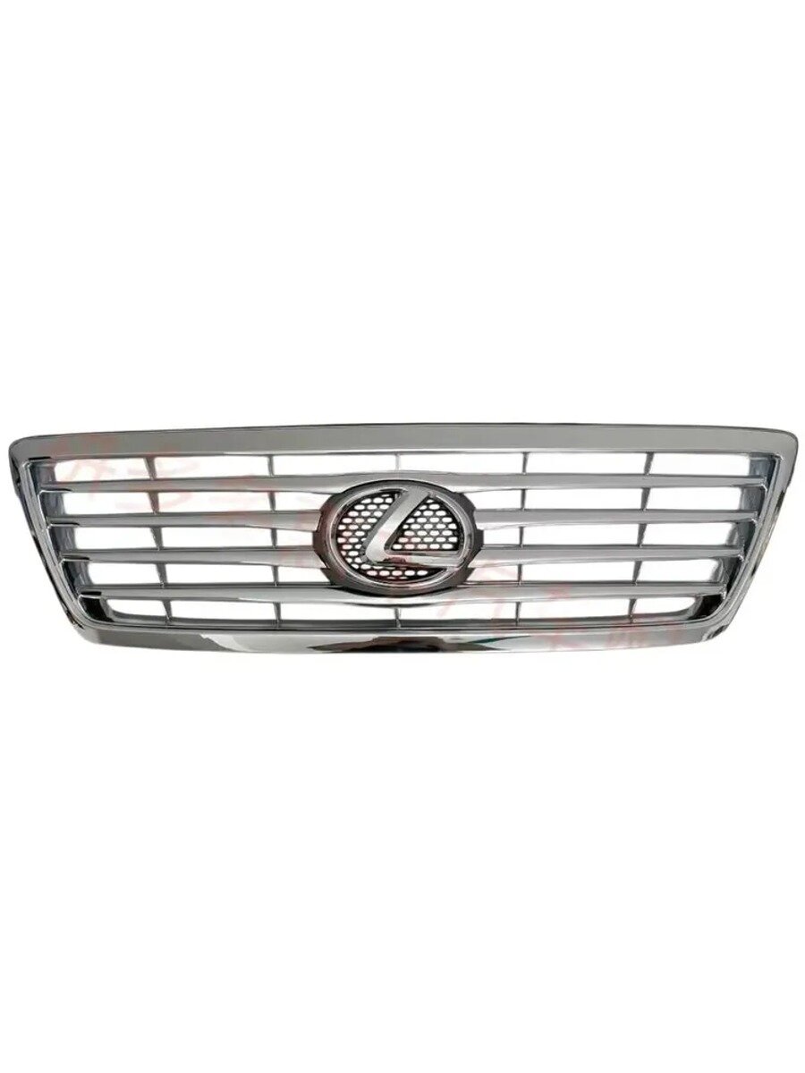 Решетка радиатора передняя для Lexus LX470, хром, ABS пластик, 1 шт.