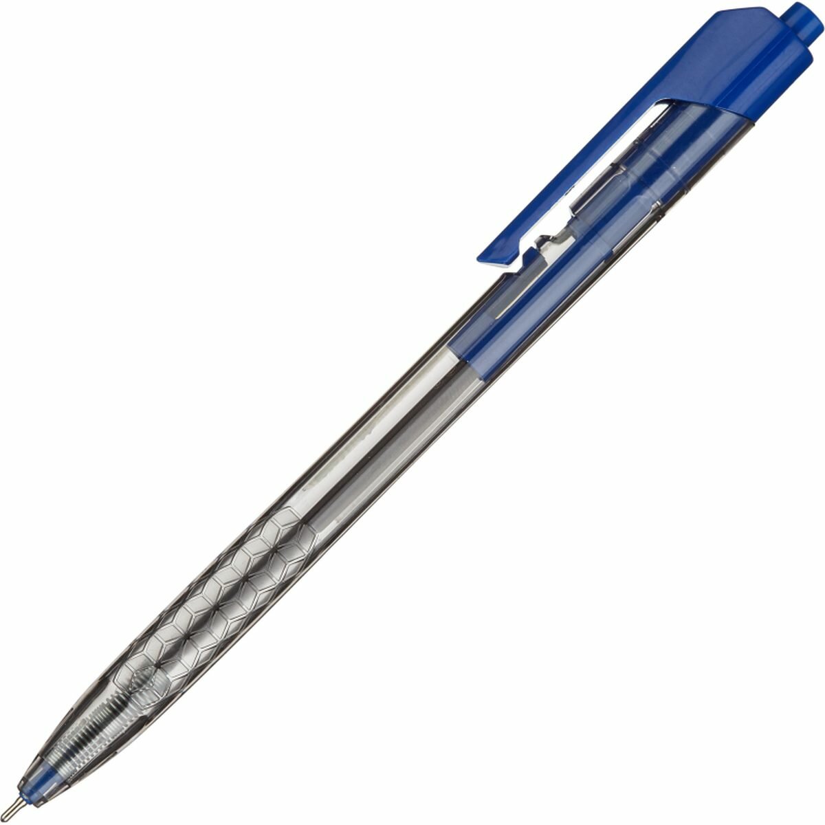 Ручка шариковая автоматическая Deli Arrow (0.35мм, синяя), 12шт.