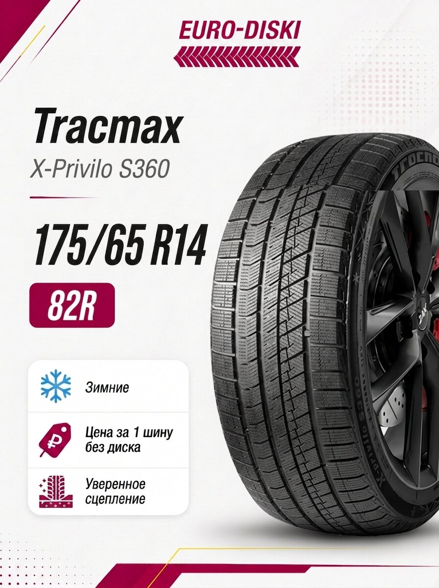 Шина 14/175/65 Tracmax X-Privilo S360 82R
