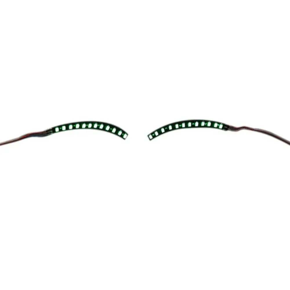 Светодиодные накладные ресницы LED green