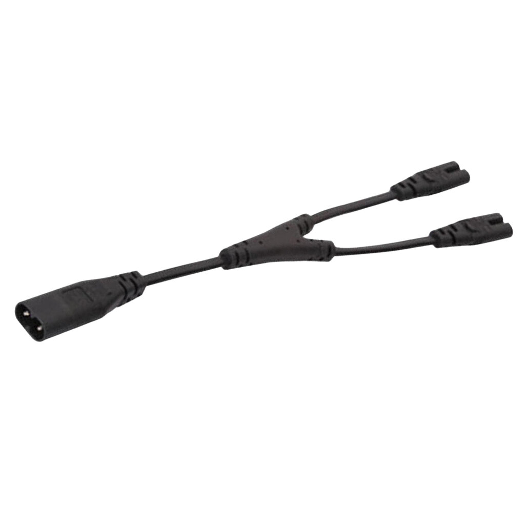 Кабель-адаптер питания IEC320-C8 на 2x C7 (штекер-гнездо) для PDU/UPS-серверов