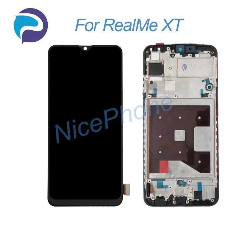 ЖК-экран для RealMe XT + сенсорный дигитайзер 2340*1080 RMX1921 XT ЖК-экран TFT Screen Frame