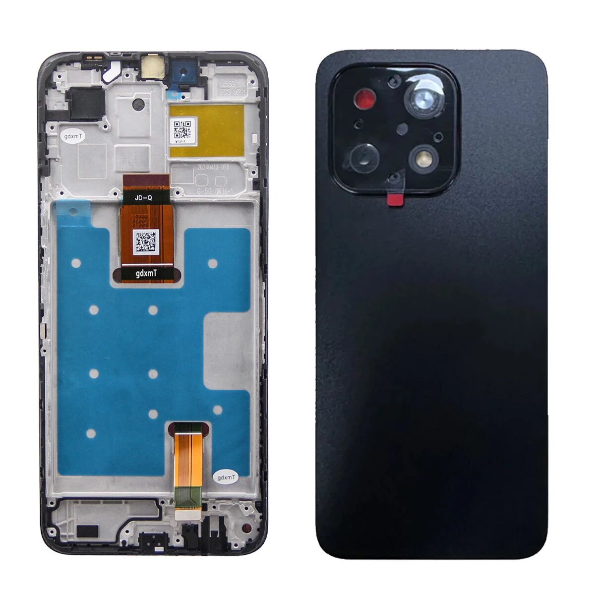 6.56' OEM-дисплей для Honor X6B (JDY-LX1, JDY-LX2) в сборе с сенсорным экраном и Black Frame Cover