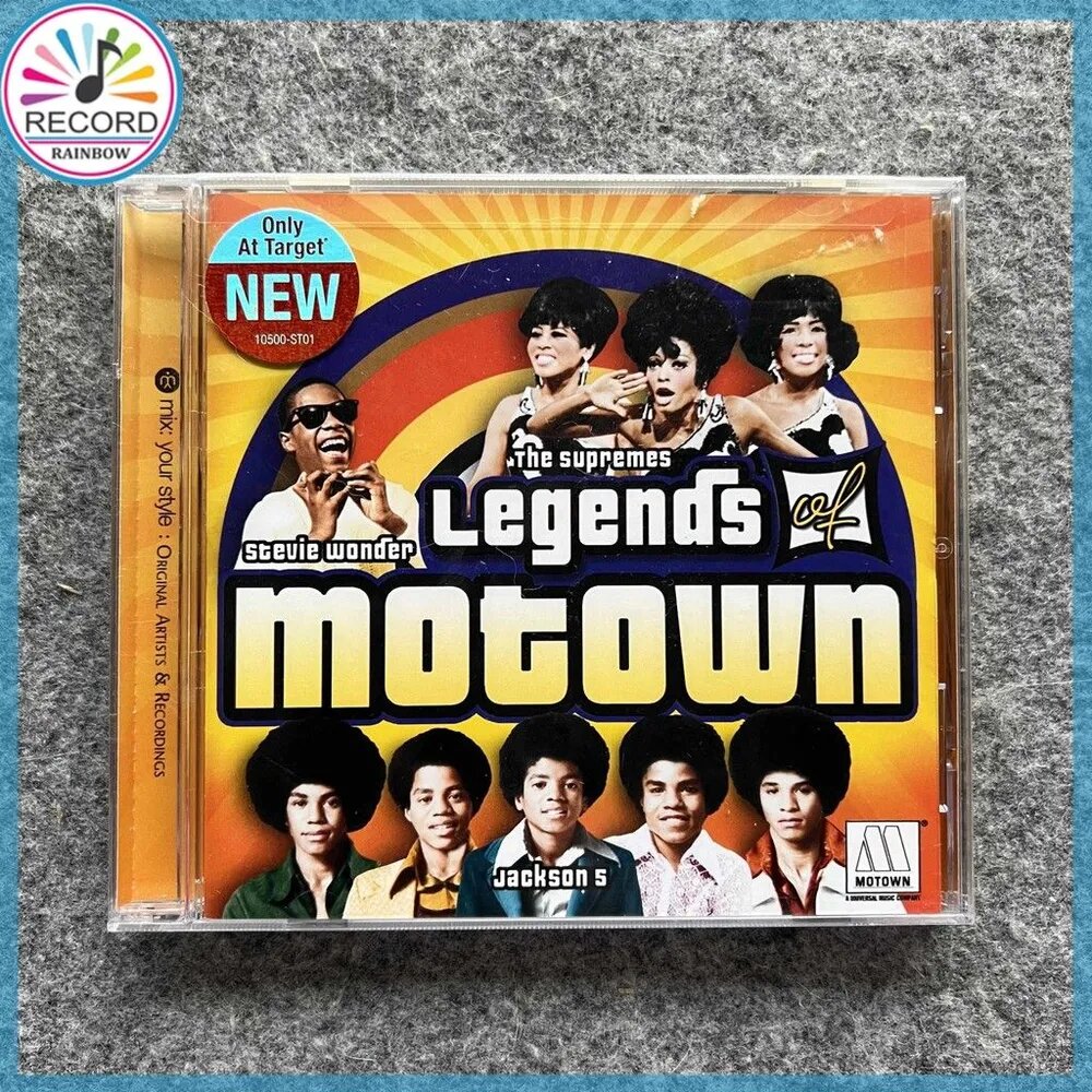 CD The supremes, Stevie Wonder, Jackson 5 Legends Of Motown CD 1Z03811 запечатанный совершенно новый альбом Original