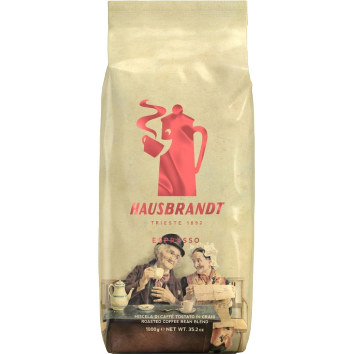 Кофе в зернах Hausbrandt Espresso 1кг, 1шт.