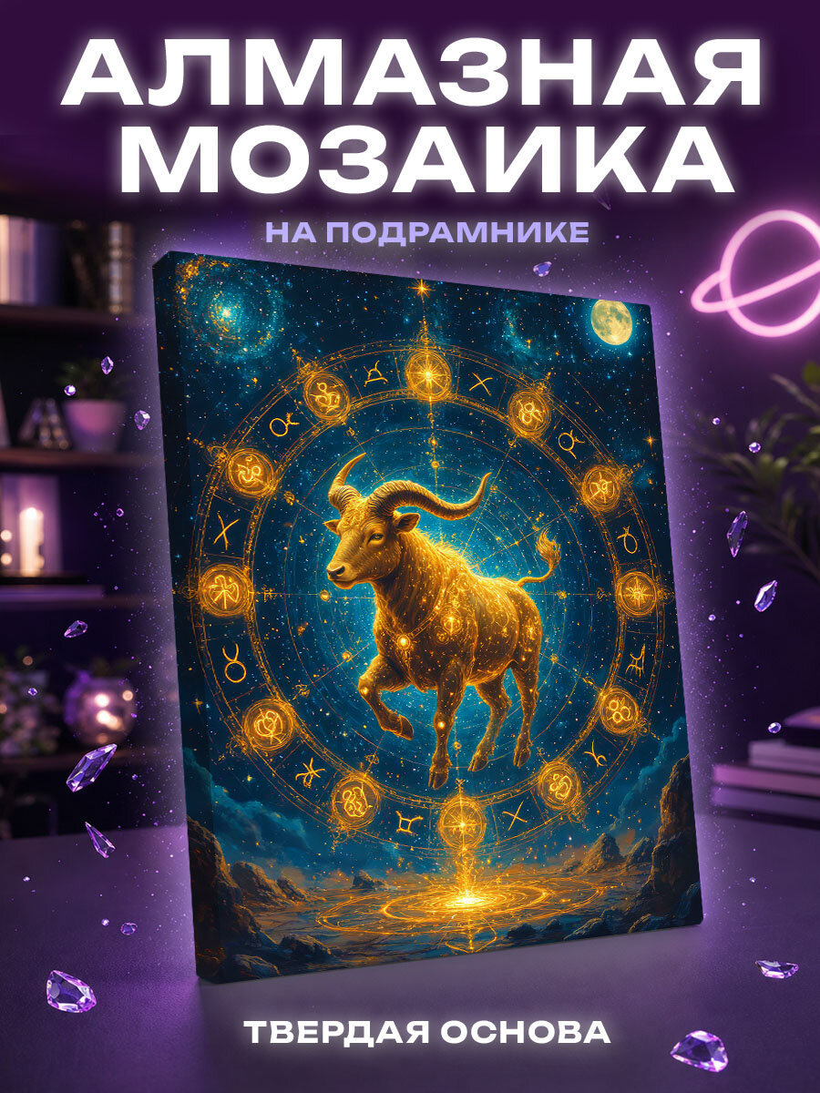 Алмазная мозаика Телец
