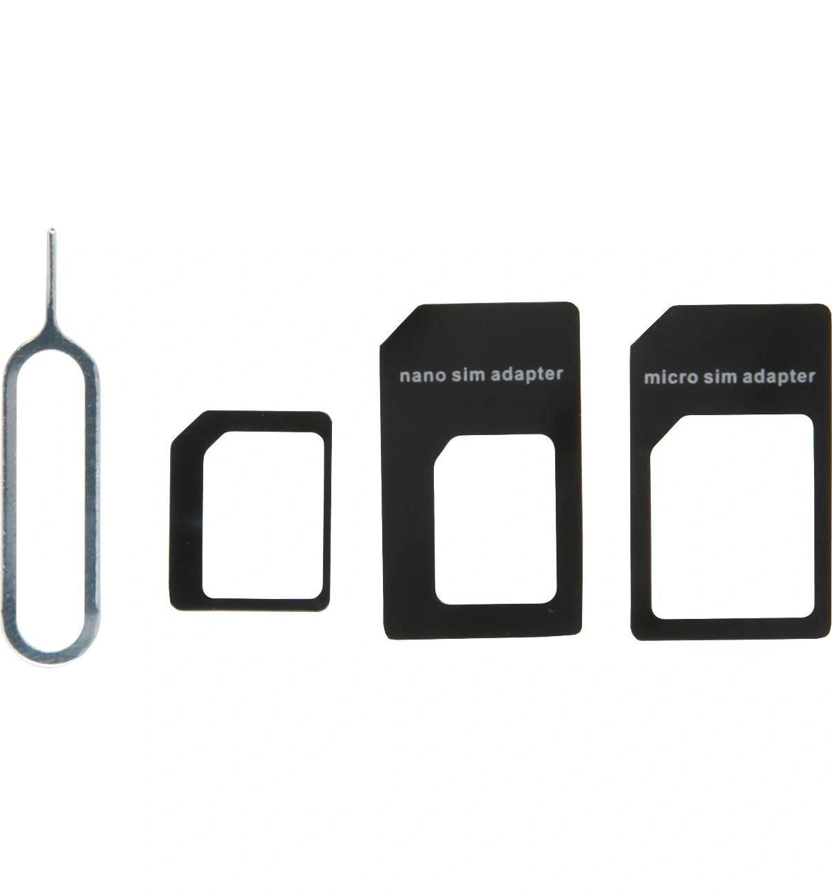 Адаптер-переходник для компьютера Red Line NanoSIM/MicroSIM/SIM 3 в 1 серый