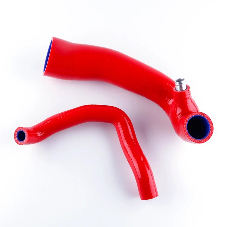Силиконовые патрубки турбо Mini Cooper R55-R60 Red 2 hoses