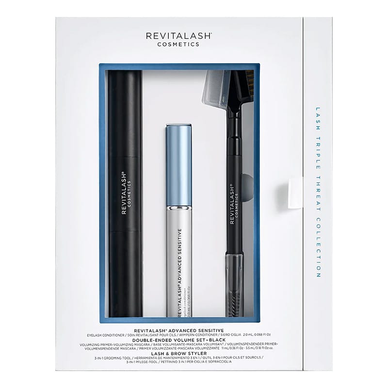 Revitalash Lash Triple Threat Collection Sensitive - Набор средств для бровей и ресниц