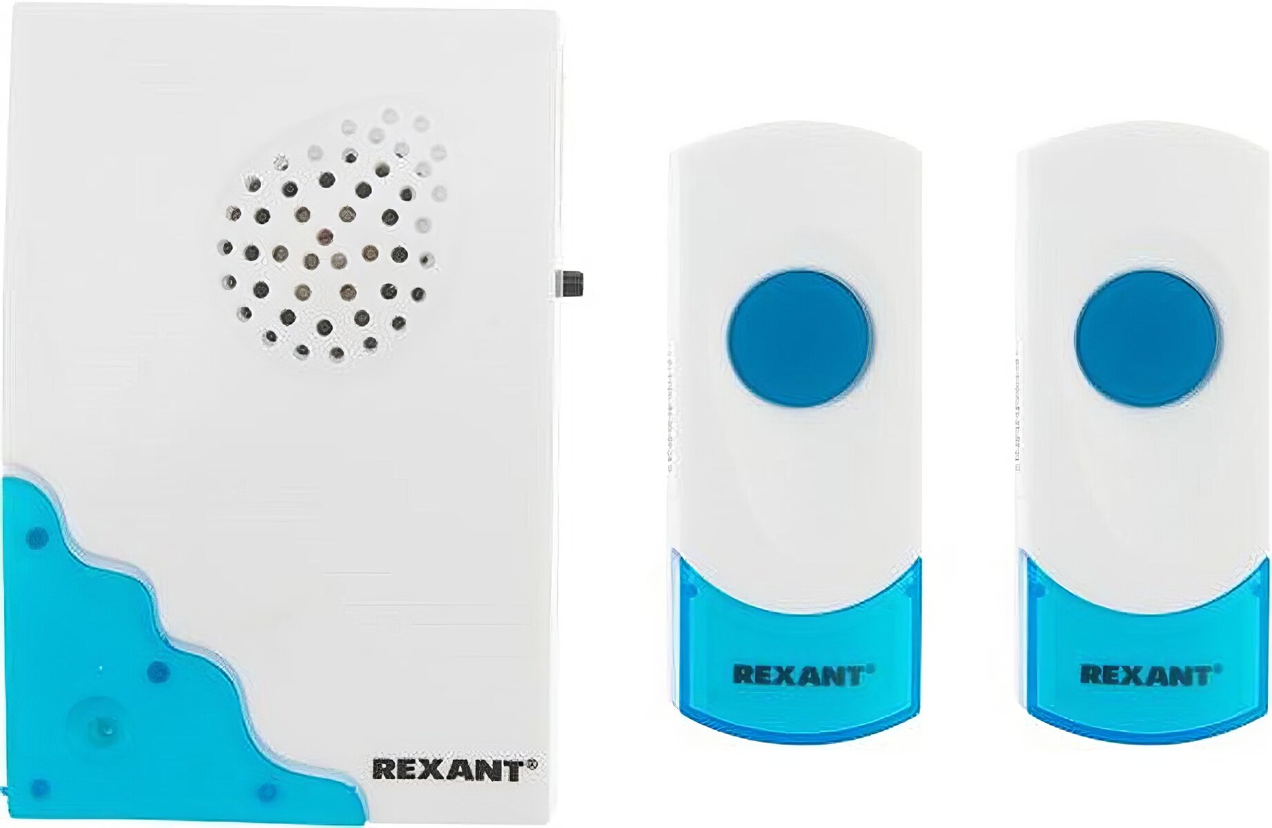 Беспроводной дверной звонок с двумя кнопками вызова REXANT RX-4