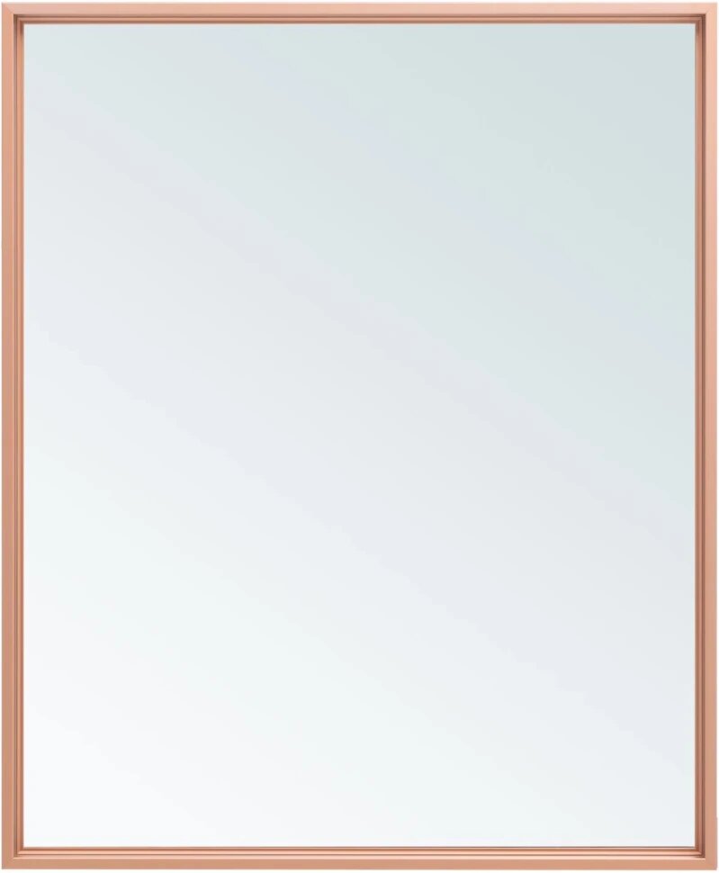 Зеркало Allen Brau Liberty 1.330013.60 70x85 см, с LED-подсветкой, сенсорным выключателем, медь матовая