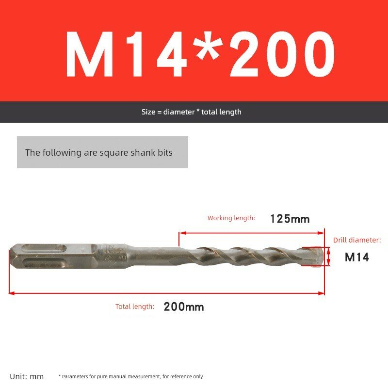 304 Нержавеющая сталь М14*200мм Распорный винт с плоской ручкой для М10 крепежа, длина 200мм