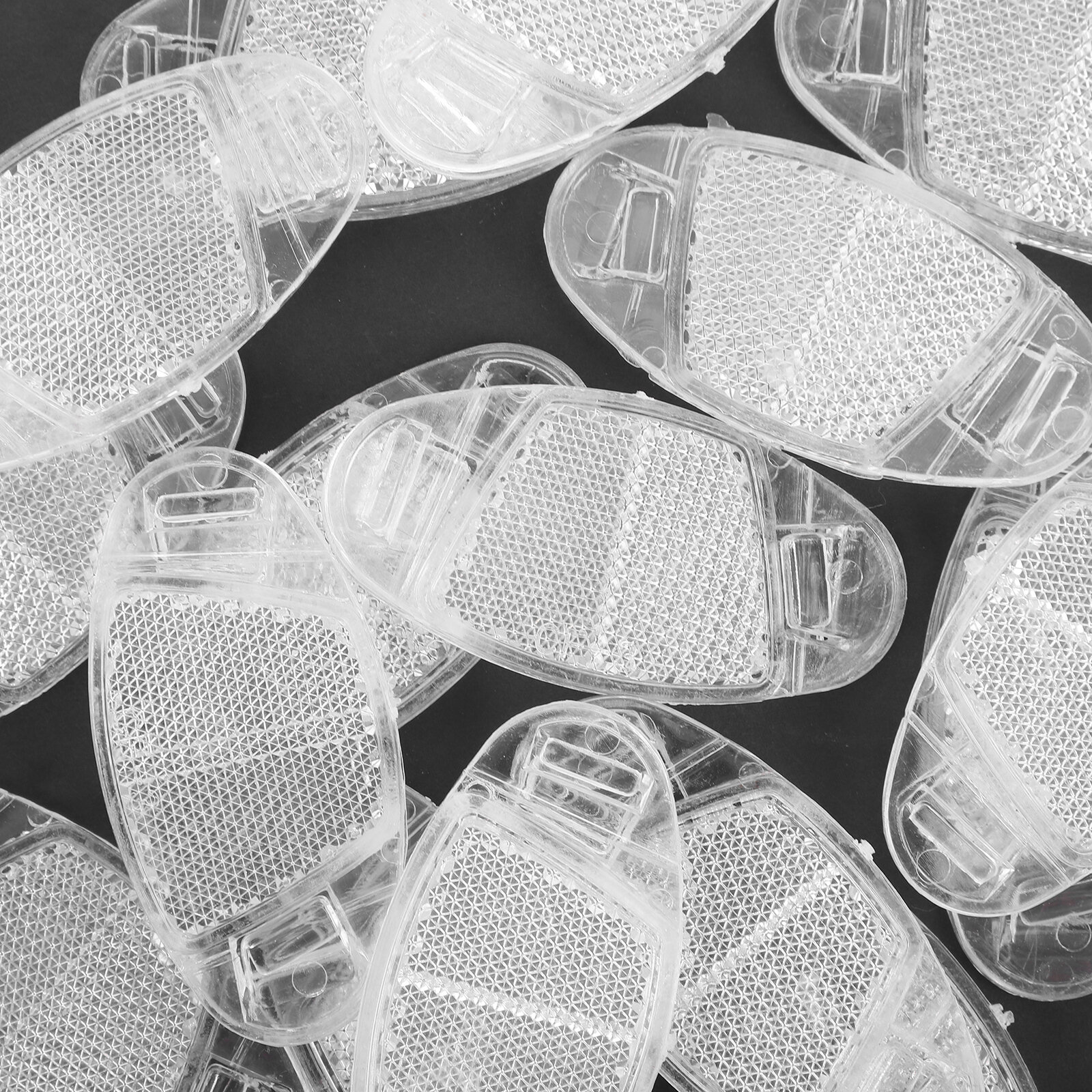 16Pcs Отражатели Для Велосипеда Светодиодные Фонарики Для Безопасности На Колеса 7.00X3.50X0.50Cm