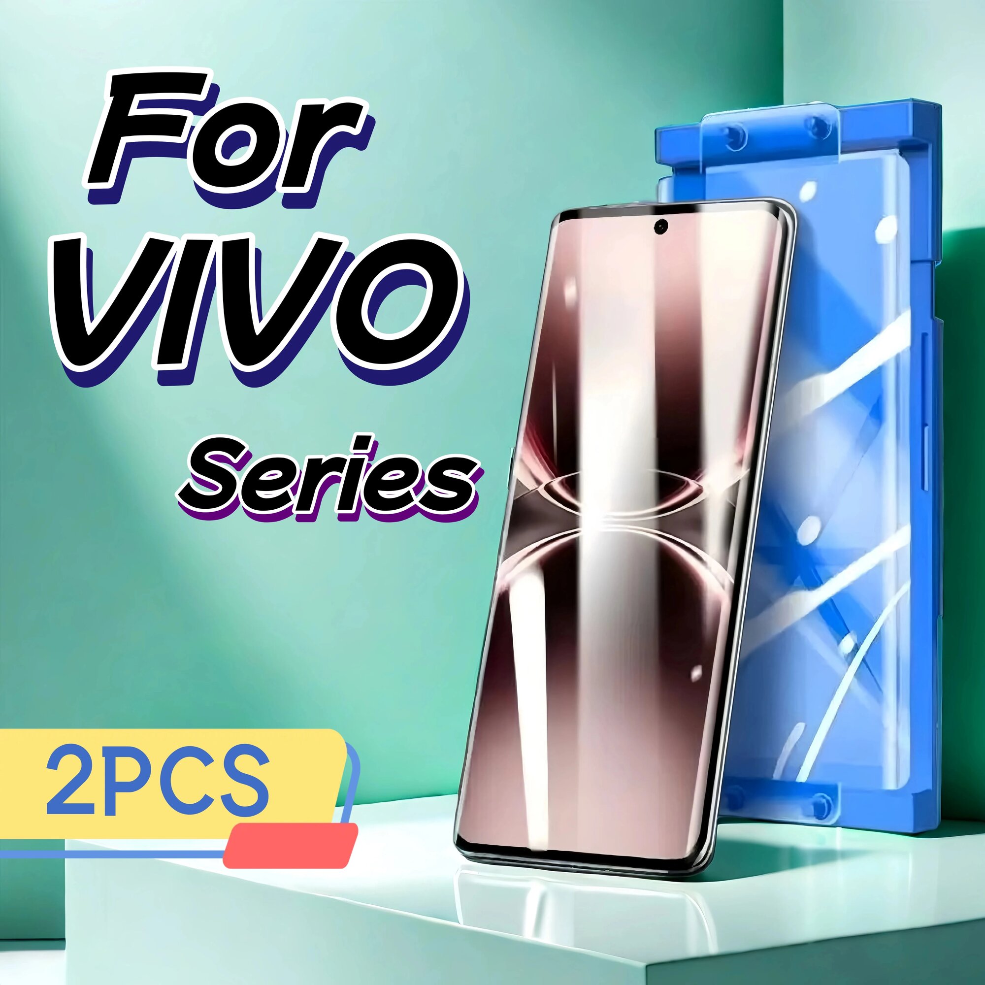 Набор Из 2-х HD-пленок Для Защиты Экрана Из Керамики Для Серии VIVO Y300 Y100 X200Pro vivo X200 Pro
