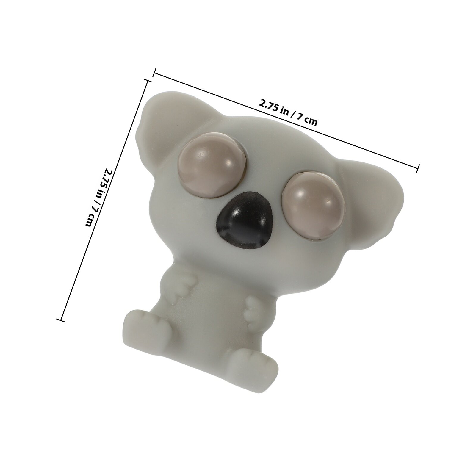 Игрушка для снятия стресса в форме коалы, гибкая и мягкая, 7x7x5 см