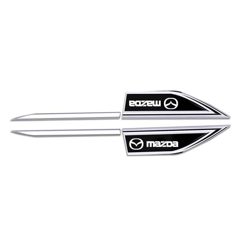 2 шт. наклейки-эмблемы на боковые крылья автомобиля для Mazda M3 M6 MP Skyactiv 2pcs Black Mazda