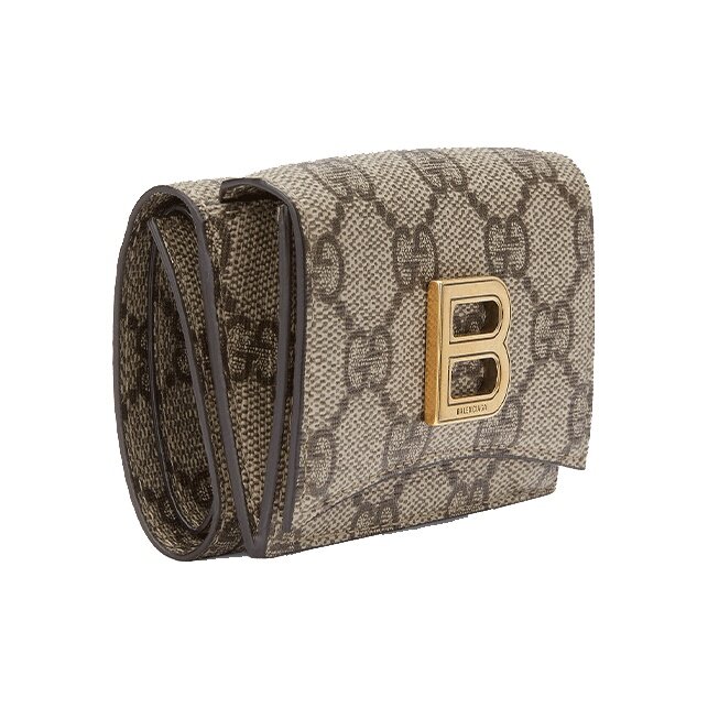 Визитница GUCCI, фактура плетеная — фото 1