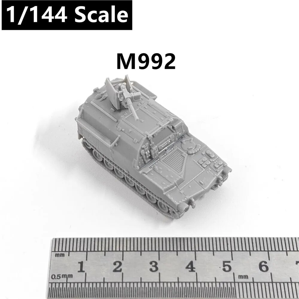 Миниатюрная модель танка в масштабе 1:144, напечатанная на 3D-принтере, из смолы, основные боевые танки армии США Второй мировой войны M4A1/M3/M26/M4A3/M1128