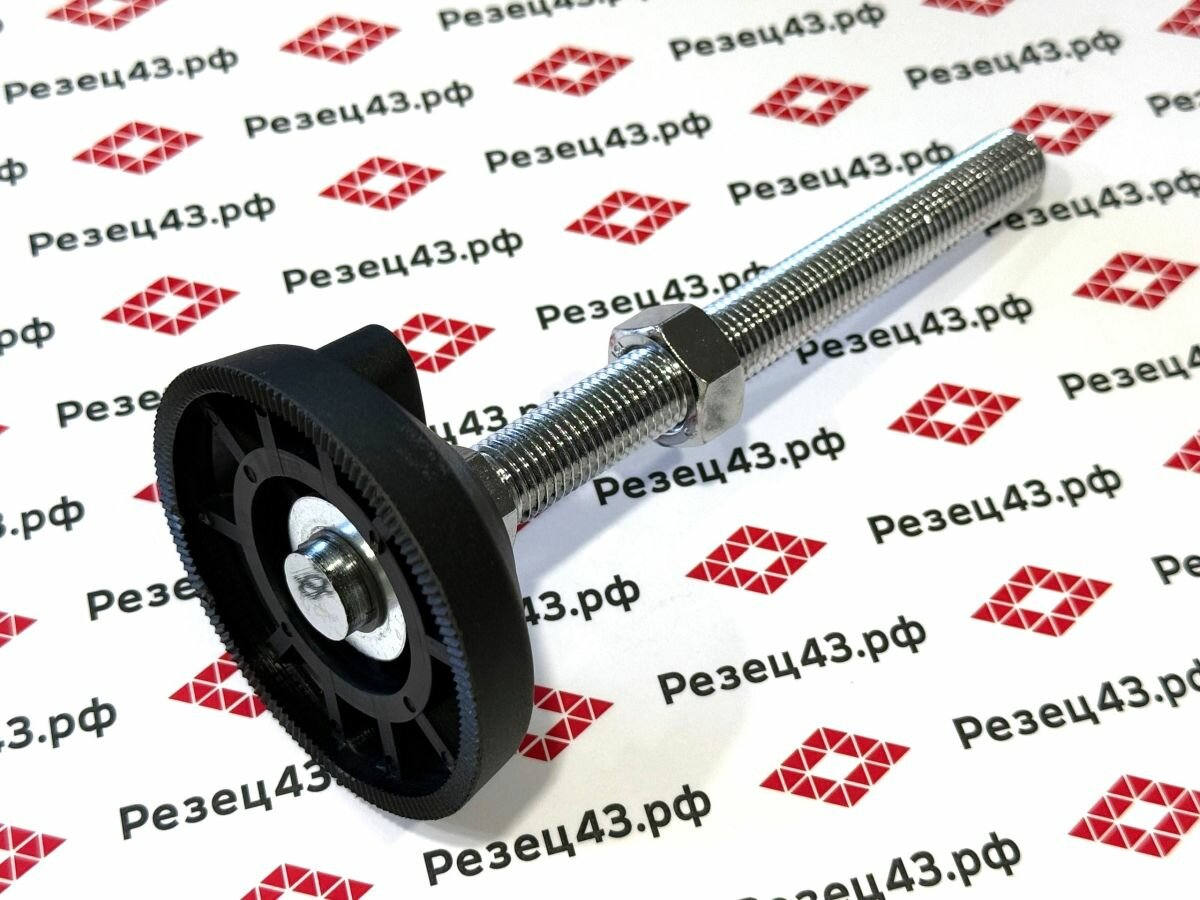 Винтовая регулируемая опора с крепежными отверстиями 42041-d80-M16-150