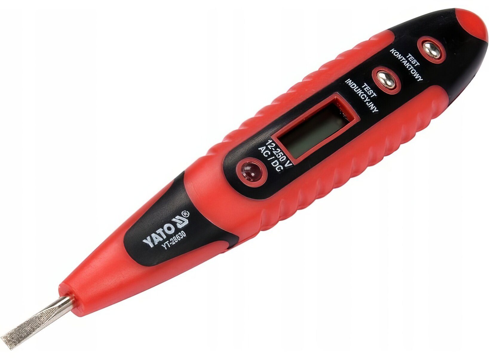 Цифровая отвертка-индикатор YATO 12-250в YT-28630